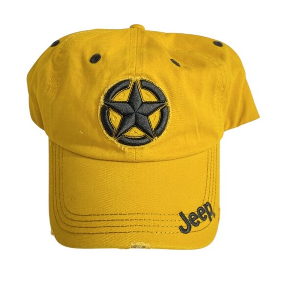 Jeep | Accessories | Jeep 3d Embroidered Star Logo Distressed Hat ...